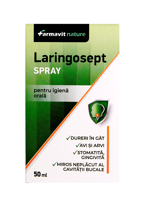 Ларингосепт, спрей (Laringosept, Farmavit Nature) 50 мл